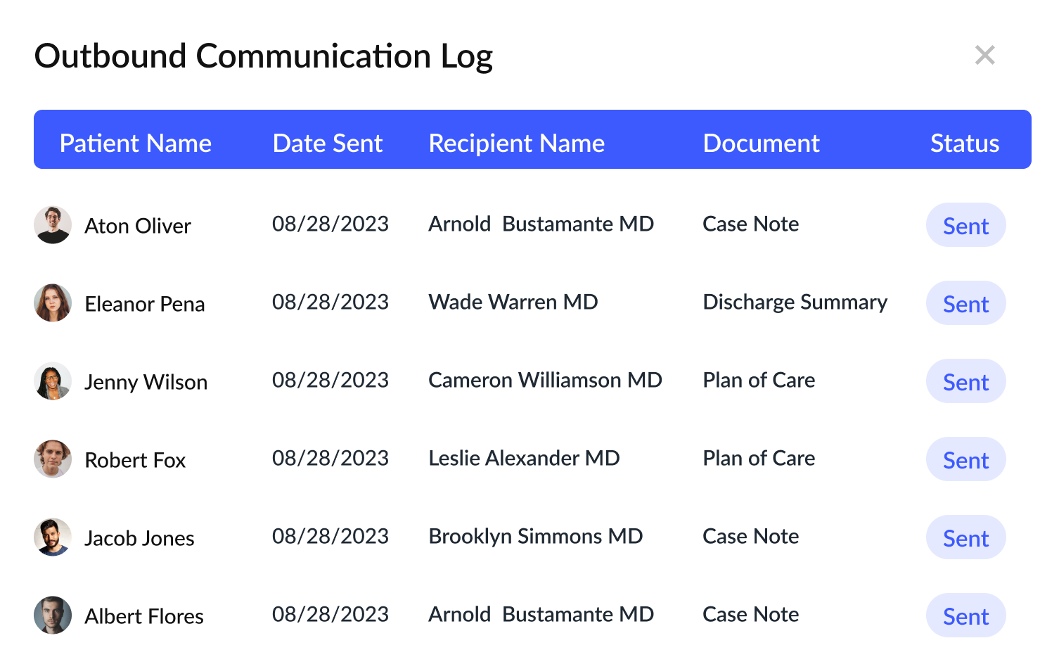 Message Manager | WebPT